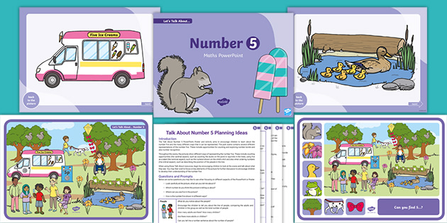 Talk About Number 5 Maths Resource Pack and Planning Ideas