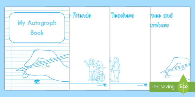 End of Year Autograph Booklet - Graduation (teacher made)