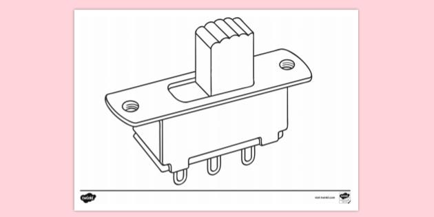 FREE! - Slide Switch Colouring | Colouring Sheets