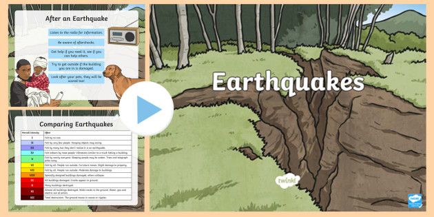 Earthquakes Presentation Ppt Earthquakes Natural Disasters