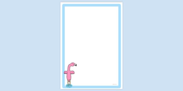 FREE! - Simple Blank Letter F Page Border (teacher made)