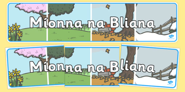 Clipart Mhí Na Bliana Féilire