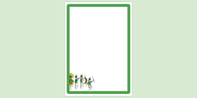FREE! - Marching Band Page Border | Page Borders | Twinkl