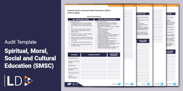 Spiritual, Moral, Social and Cultural Education (SMSC) Audit Template