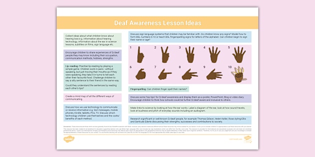 Deaf Awareness Week: Becoming more Deaf-friendly in school and beyond ...