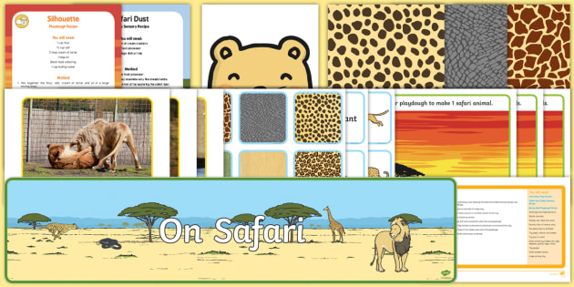 Childminder Safari EYFS Resource Pack (teacher made)