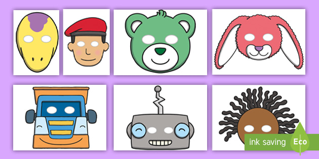 Level 1 Character Role-Play Masks