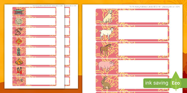Chinese New Year Themed Editable Gratnells Tray Labels - chinese