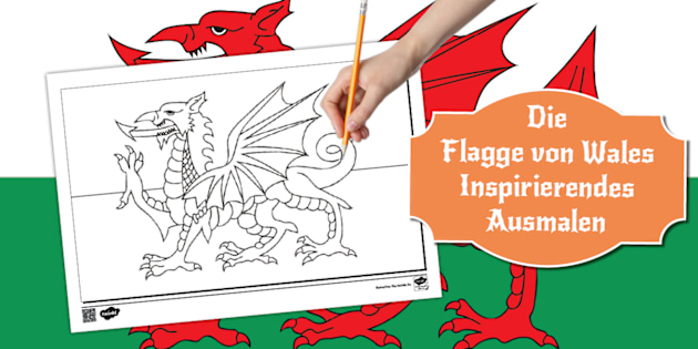 How To Draw A Wales Flag