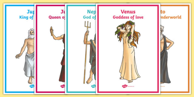 Roman Gods Display Posters - roman, gods, romans, roman gods, display