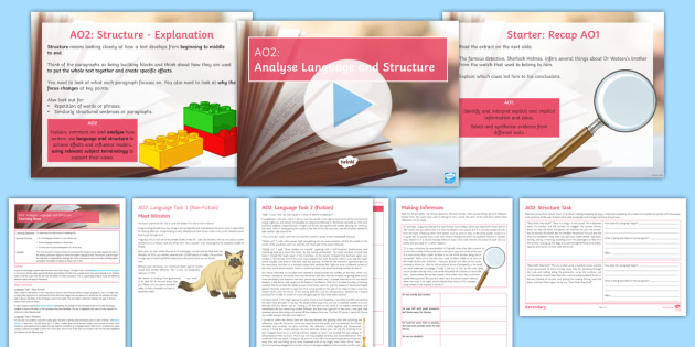 Introduction to the Reading Assessment Objectives: AO2 Lesson Pack