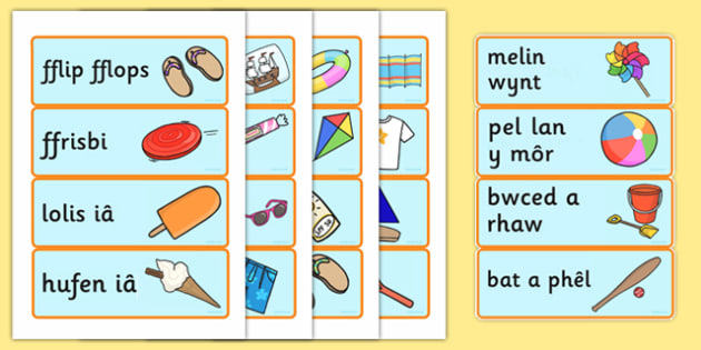 Souvenir Role Play Shop Labels Welsh (teacher made)