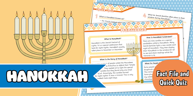 Hanukkah Fact Files | twinkl.com.au