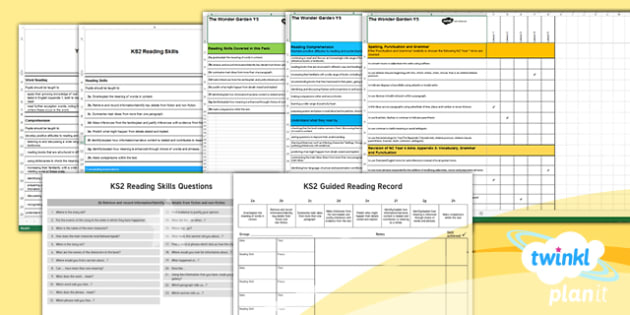 The Wonder Garden Assessment Pack Y5 to Support Teaching On ‘The Wonder
