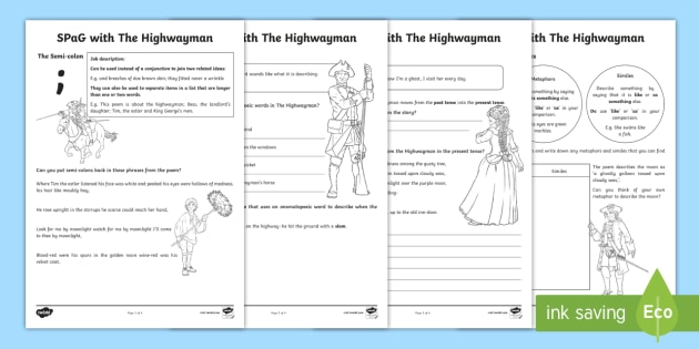 Highwayman Poem
