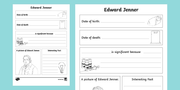 Edward Jenner Resources | twinkl.co.uk