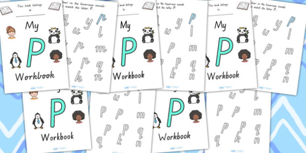 My Workbook P Uppercase (teacher made)