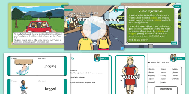 Adding -ing and -ed to CVC and CCVC Words Lesson Plan - Level / Phase 6 ...