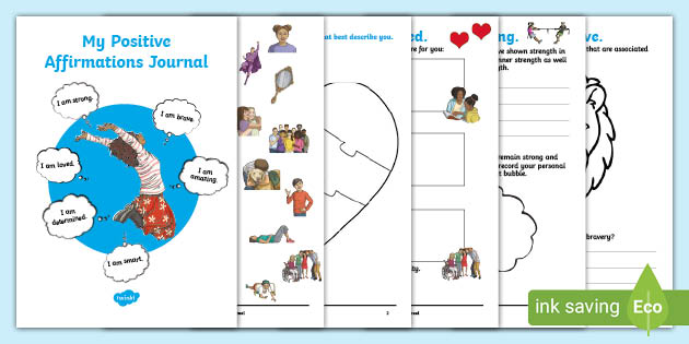 My Positive Affirmations Journal (teacher made)