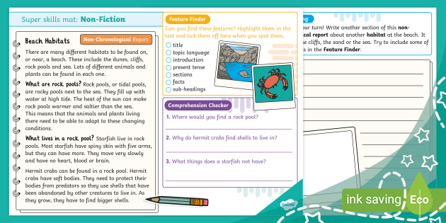 Non-Chronological Reports | twinkl.co.uk