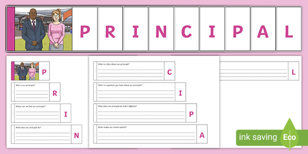 Principal’s Day Flipbook (teacher made)