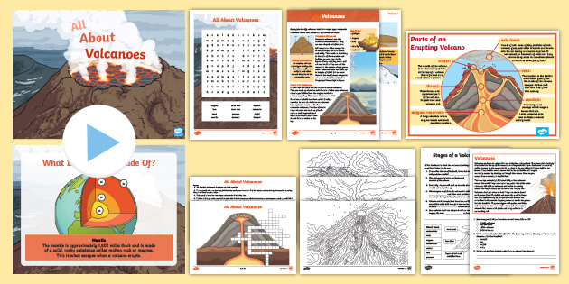 Volcanoes For Kids | Bumper Resource Pack | Geography