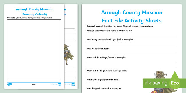 Armagh County Museum Activity Sheets | Twinkl