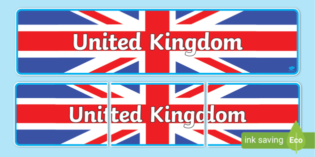 United Kingdom Display Banner (teacher made)