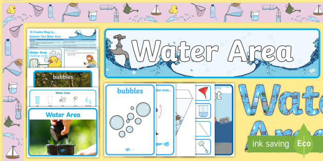 👉 Outdoor Water Play EYFS - Early Years Water Play Pack