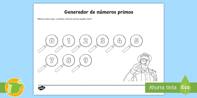 Ficha de actividad: Generador de números primos