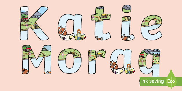 Display Lettering to Support Teaching on Katie Morag