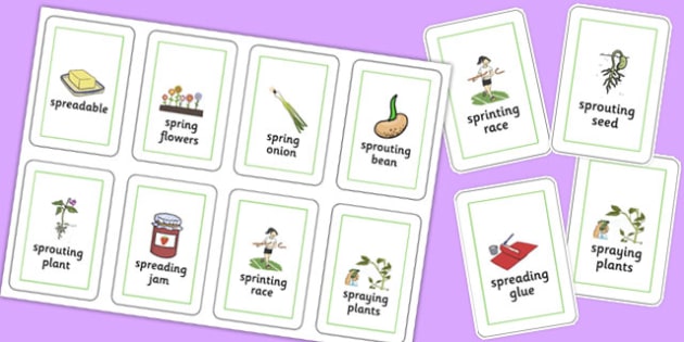 Three Syllable SPR Flash Cards