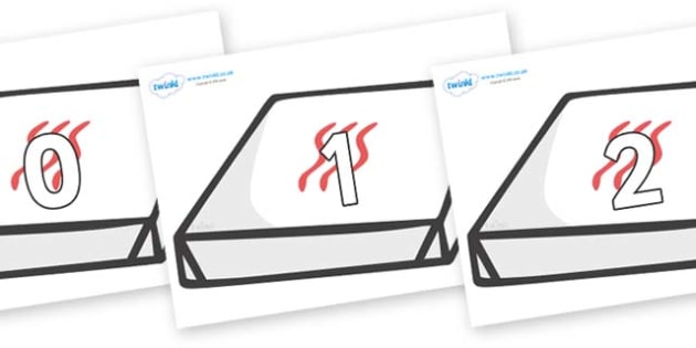 FREE! - Numbers 0-50 on Boxes (teacher made)