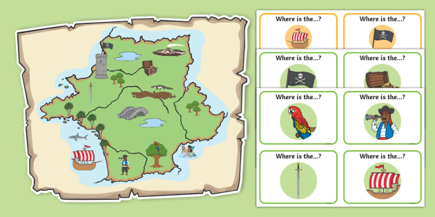 Pirate Treasure Maps For Preschool