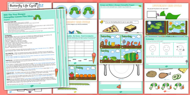 KS1 Lesson Ideas and Resource Pack to Support Teaching on The Very Hungry