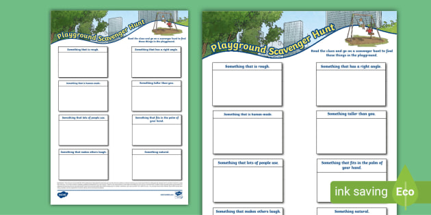 Playground Worksheet • Twinkl.com.au