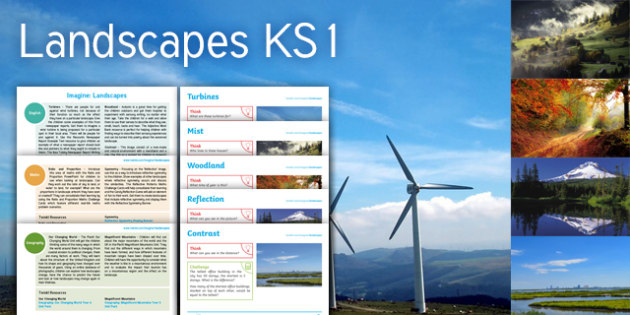 Imagine Landscape KS1 Resource Pack - turbines, mist, woodland