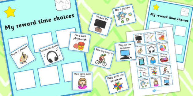 My Reward Time Choices - reward, time, choices, cards, rewards