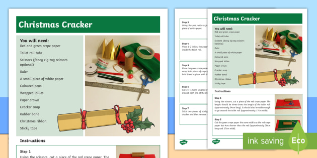 Christmas Cracker Craft