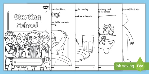 Starting School Activity Booklet (teacher made)