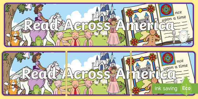 Read Across America Banner Resource for Kids | Twinkl