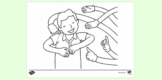 Javelin Tickling Colouring | Colouring Sheet (teacher made)