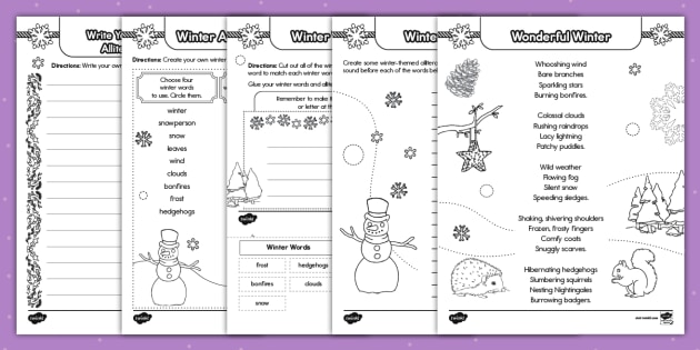 Winter Activities for Second Graders | twinkl.com