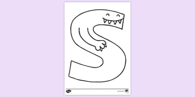 FREE! - Letter S Colouring Page | Colouring Sheets