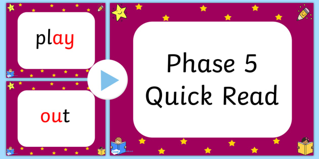 Phase 5 Quick Read PowerPoint Activity Pack (teacher made)