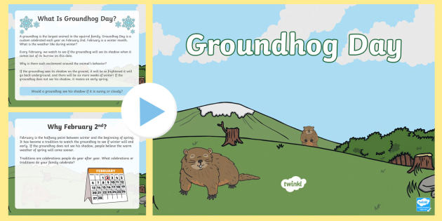 Groundhog Day Read-Aloud PowerPoint Resource | Twinkl