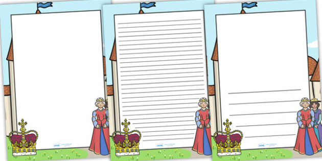 Queen Themed Page Borders (teacher made)