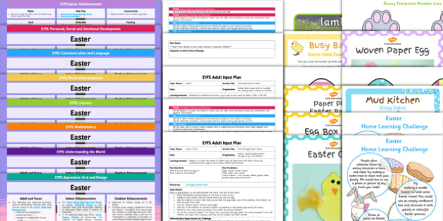 EYFS Easter Themed Bumper Planning and Resource Pack