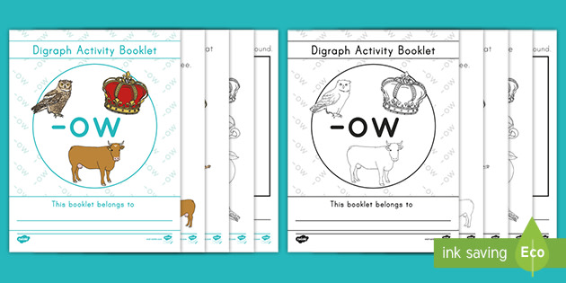 -ow Digraph Activity Booklet