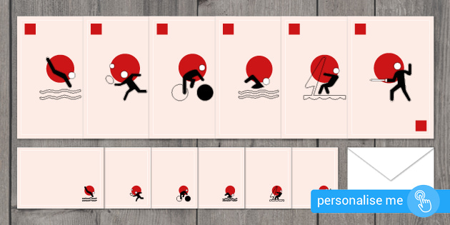 Complete Tokyo Olympics 2021 Letter Writing Set